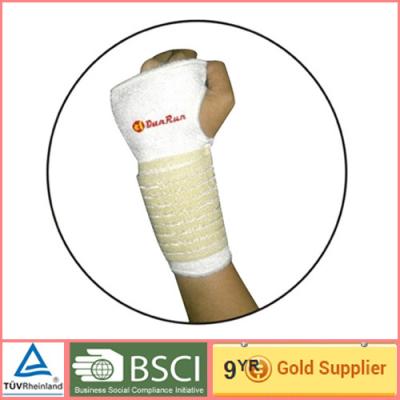 Cina L'involucro bianco Orthotics di sostegno della palma del polso del cotone del neoprene di sostegno di sport allaccia il pollice in vendita