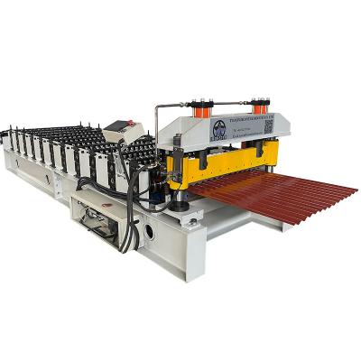 China “850 Type Roof Sheet Making Machine 0.3-0.8mm Customized Corrugated Roof Panel Roll Forming Machine for Chile” for sale