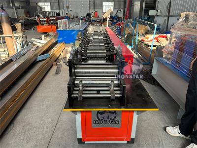 China 100mm sandwich rolling shutter door roll forming machine in Saudi Arabia olling shutter strip making machine for sale
