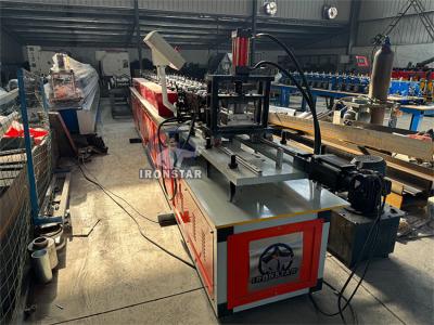 China 100mm sandwich rolling shutter door roll forming machine in Saudi Arabia olling shutter strip making machine for sale
