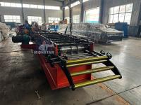 China “Ironstar Custom Pattern 3D Wall Decoration Panel Roll Forming Machine Metal Cladding Panel Making Machine Kyrgyzstan” for sale