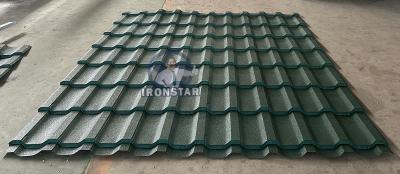 China 6 rib trapezoidal and 6 rib bamboo tile double layer roll forming machine in Romania 2 layer roll forming machine for sale