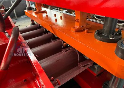 China 6 rib trapezoidal and 5 rib bamboo tile double layer roll forming machine 2 layer roll forming machine for sale