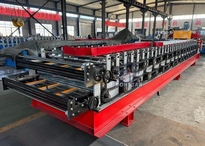 China 6 rib trapezoidal and 5 rib bamboo tile double layer roll forming machine 2 layer roll forming machine for sale