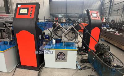 China 2 in 1 U channel roll forming machine for Nepal U shape roll forming machine U purlin roll forming machine for sale
