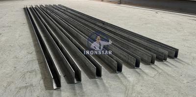 중국 30*50mm and 30*70mm 2 sizes in 1 U guide rail roll forming machine for Nicaragua shutter door track machine 판매용