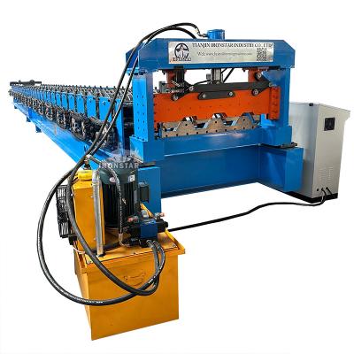 China 3 inch decking floor roll forming machine for America  metal deck roll forming machine | deck sheet roll forming machine for sale