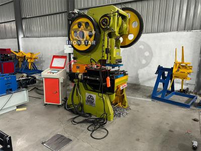 China 12 GA 41*21 / 41*41 2 sizes in 1 Slotted strut channel roll forming machine for America Solar photovoltaic bracket for sale