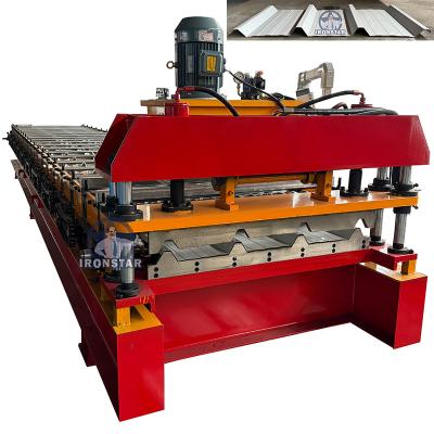 중국 페루를 위한 Tr4 트라페조이드 지붕판 롤 포밍 기계 판매용