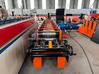 China 211 Omega bracket roll forming machine in Russia for sale