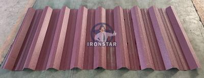 중국 헝가리에서 5비브와 6비브 트라페지오이드 잎 이중층 롤 폼 머신 판매용