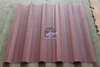 중국 헝가리에서 5비브와 6비브 트라페지오이드 잎 이중층 롤 폼 머신 판매용