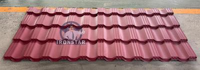 중국 슬로바키아에 대한 6개의 리브 트래페소이드 및 유리 타일 두 배층 롤 형성 기계 판매용