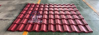 중국 슬로바키아에 대한 6개의 리브 트래페소이드 및 유리 타일 두 배층 롤 형성 기계 판매용