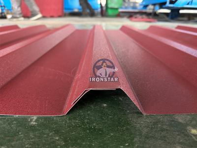 중국 슬로바키아에 대한 6개의 리브 트래페소이드 및 유리 타일 두 배층 롤 형성 기계 판매용