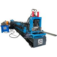 China 80-300mm automatic size changeable C purlin making machine for Ecuador for sale