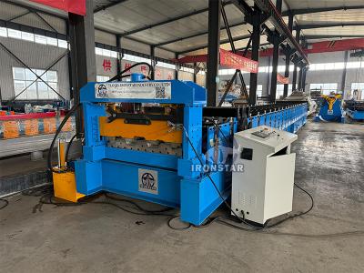 China 1000mm decking floor roll forming machine for Ecuador Floor deck roll forming machine | metal deck roll forming machine for sale