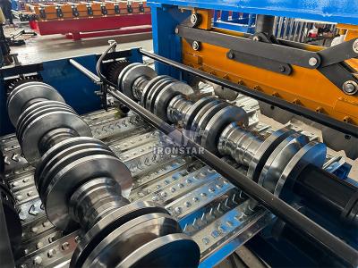 China 1000mm decking floor roll forming machine for Ecuador Floor deck roll forming machine | metal deck roll forming machine for sale