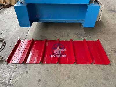 China 700 lock standing seam roof sheet roll forming machine for Thailand for sale