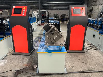 Cina Macchina di formazione di rotoli Omega batten Macchina di formazione di rotoli di canale Omega Top hat Machine di formazione di rotoli Materia prima: acciaio galvanizzato in vendita