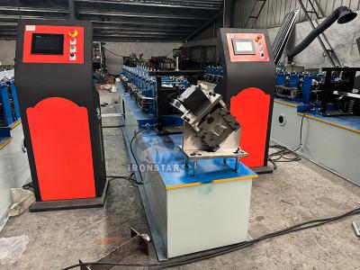 Cina Macchina di formazione di rotoli Omega batten Macchina di formazione di rotoli di canale Omega Top hat Machine di formazione di rotoli Materia prima: acciaio galvanizzato in vendita