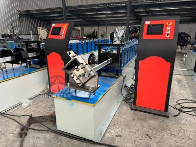 Cina Macchina di formazione di rotoli Omega batten Macchina di formazione di rotoli di canale Omega Top hat Machine di formazione di rotoli Materia prima: acciaio galvanizzato in vendita