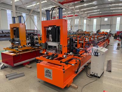 China “Full Automatic Hydraulic Quick Change CZ Purlin Roll Forming Machine for Construction Full Auto Quick Change CZ Purlin Making Machine for Building Materials” for sale