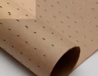 China Rectangle Perforated Kraft Paper Customized Printing for sale