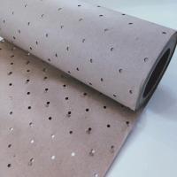 China Customized Perforated Kraft Paper Square Round Rectangle Shape for sale
