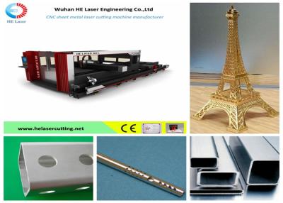 Cina Tagliatrice di alluminio dell'acciaio/ottone/rame/di fibra ottica del laser per la metropolitana/tubo/strato in vendita