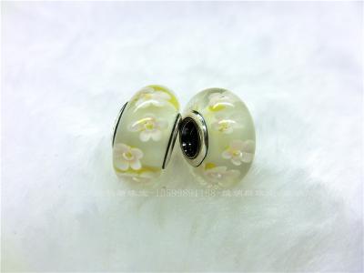 China Murano Glass Beads with Big Hole for European Bracelets original factory wholsale supplier for sale