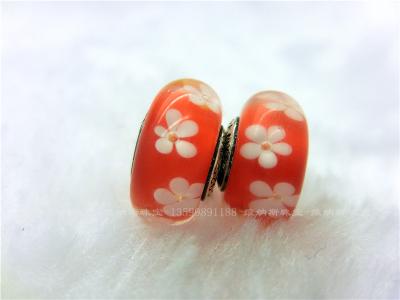 China Murano Glass Beads with Big Hole for European Bracelets original factory wholsale supplier for sale
