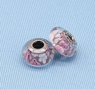 China Murano Glass Beads with faceted new artwork Big Hole for European Bracelets original factory wholsale supplier for sale