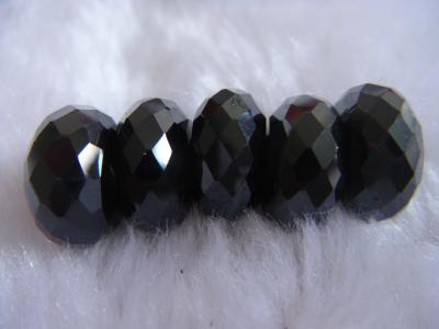 China Cubic Zirconia Beads with faceted surfaces and Big Hole fit for European Bracelets many colors by original factory for sale