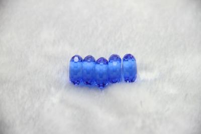 China Cubic Zirconia Beads with faceted surfaces and Big Hole Size fit for European Bracelets many colors by original factory for sale