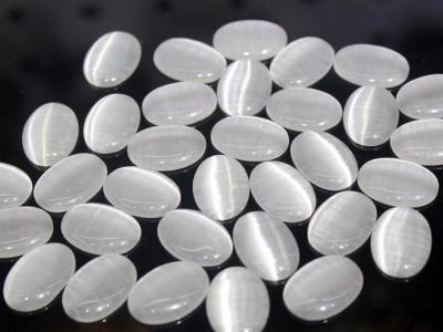 China Cat eye stone beads oval cabochons fit for ring surface and bracelet and multi colors by wholesale factory for sale