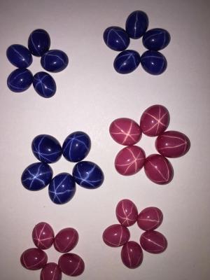 China Synthetic of starlight stone oval shaped  Fit for rings pendant with multi colors wholesale for sale