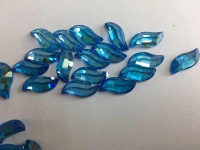 China Synthetic of glass stone shaped  Fit for rings pendant with multi colors wholesale for sale