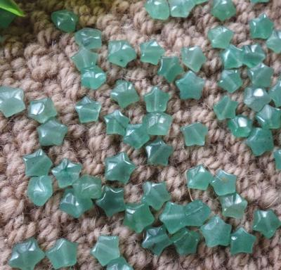 China Natural Stone green aventurine star beads Fit for bracelet necklace by original factory with wholesale price for sale
