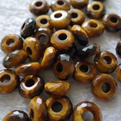 China Natural Stone Tiger eye stones beads Fit for bracelet necklace by original factory with Multi sizes for sale