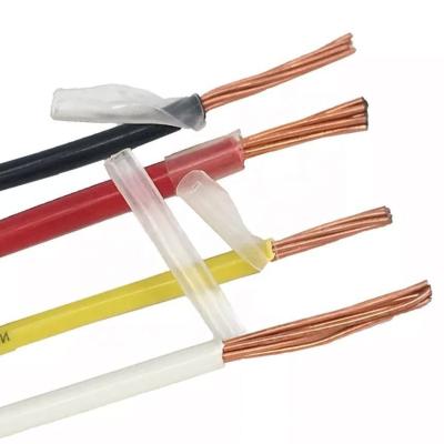 China Customized Color 1.5mm PVC Insulated Flexible Wire H07V-U For Building for sale