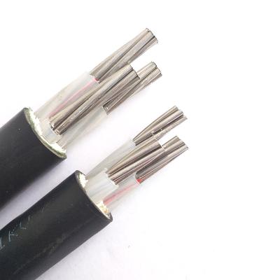China 4*240mm2 0.6Kv XLPE Power Cable Industrial PVC Jacket Cable Customized for sale