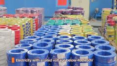 Pure copper Isolated Household electrical cable wires, from Factory