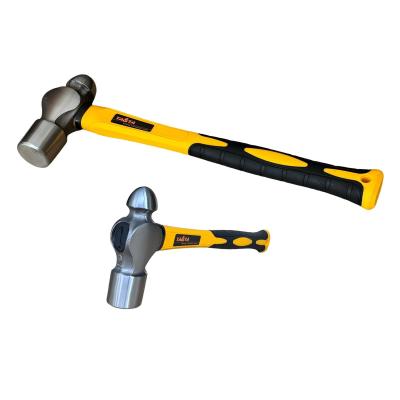 China Ball pein hammer with fiberglass handle for sale