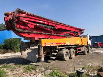 Κίνα Χρησιμοποιημένα 2019 Shacman 56m φορτηγό συγκεκριμένων αντλιών με το βραχίονα SYM5449THBE 560C-8A προς πώληση