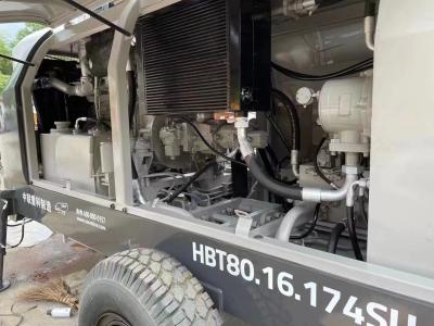 Cina Il GS ha utilizzato la pompa fissa concreta concreta del motore diesel di Deutz della pompa del rimorchio in vendita