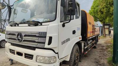 China Sany 0.6m3 used trailer mounted concrete pumps 9205*2470*3090mm for sale