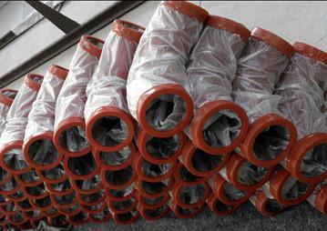 Cina Tubo gemellato DN125 DN150 DN175 della parete dei pezzi di ricambio della pompa per calcestruzzo dell'acciaio di colata ST52 in vendita