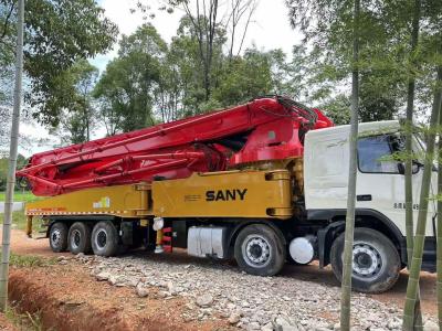 Cina Il camion utilizzato di 62m Shacman ha montato il telaio ISO9001 di Volvo della pompa per calcestruzzo in vendita