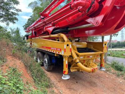 Cina Il camion utilizzato di 62m Shacman ha montato il telaio ISO9001 di Volvo della pompa per calcestruzzo in vendita
